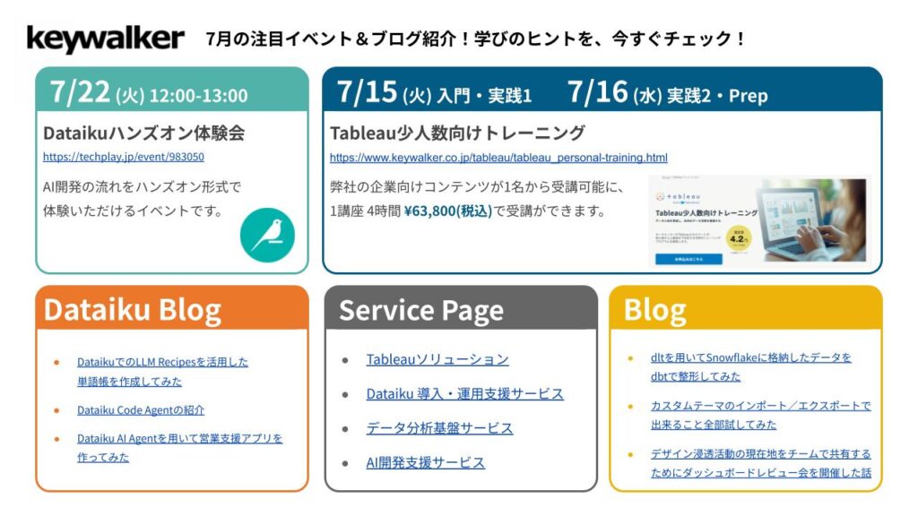 Dataikuのはじめかた | keywalker - blog