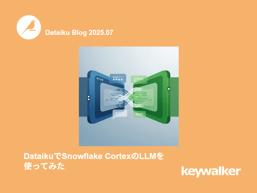 DataikuでSnowflake CortexのLLMを使ってみた | keywalker - blog